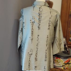 Chico's | Tops | Chicos Design 0 Silk Oriental Inspired | Poshmark